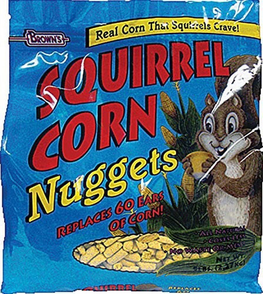 Brown's Squirrel Corn Nuggets Small Animal Food, 5 Lb - Walmart.com