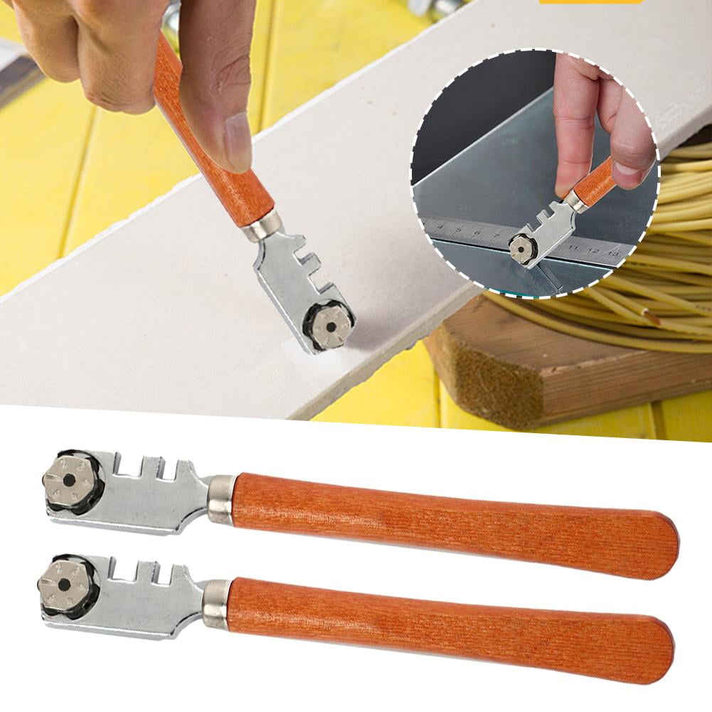 Brown six-wheel glass cutter round handle six-wheel glass cutter ...