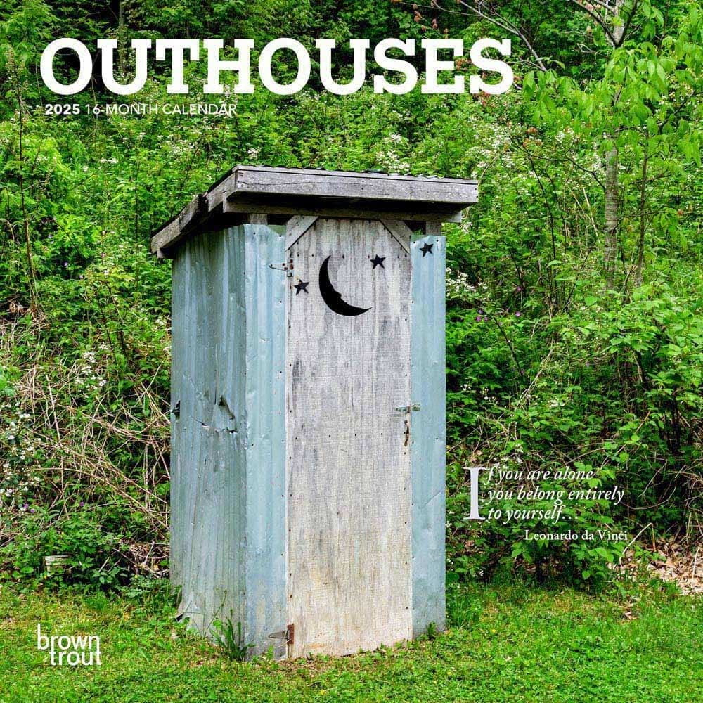 BrownTrout, Outhouses 2025 Mini Wall Calendar - Walmart.com