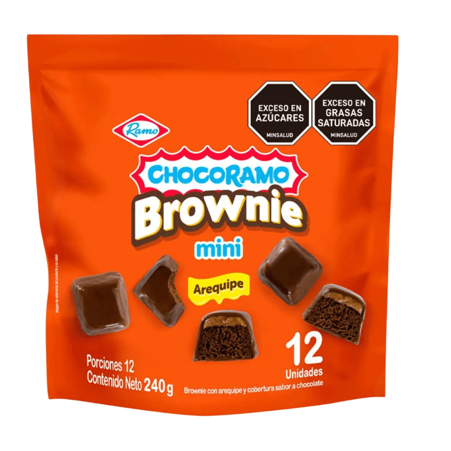 Brownie Chocoramo mini Caramel 12 Pack x20g Each - Walmart.com