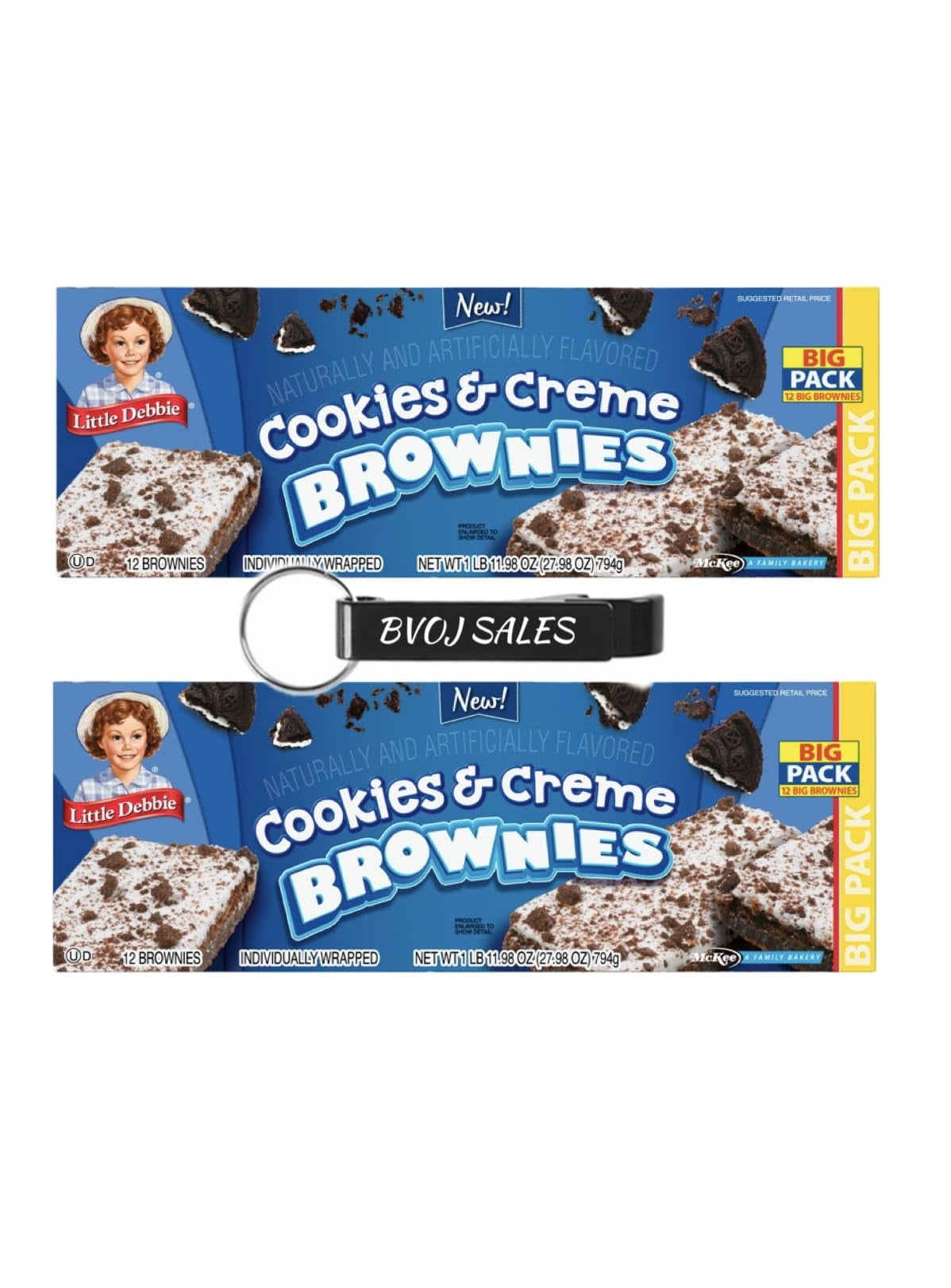 Brownies Big Box Bundle Little Debbie, Cookies & Creme Brownies 24 ...