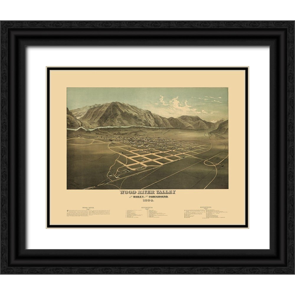 Browning 14x12 Black Ornate Wood Framed with Double Matting Museum Art ...