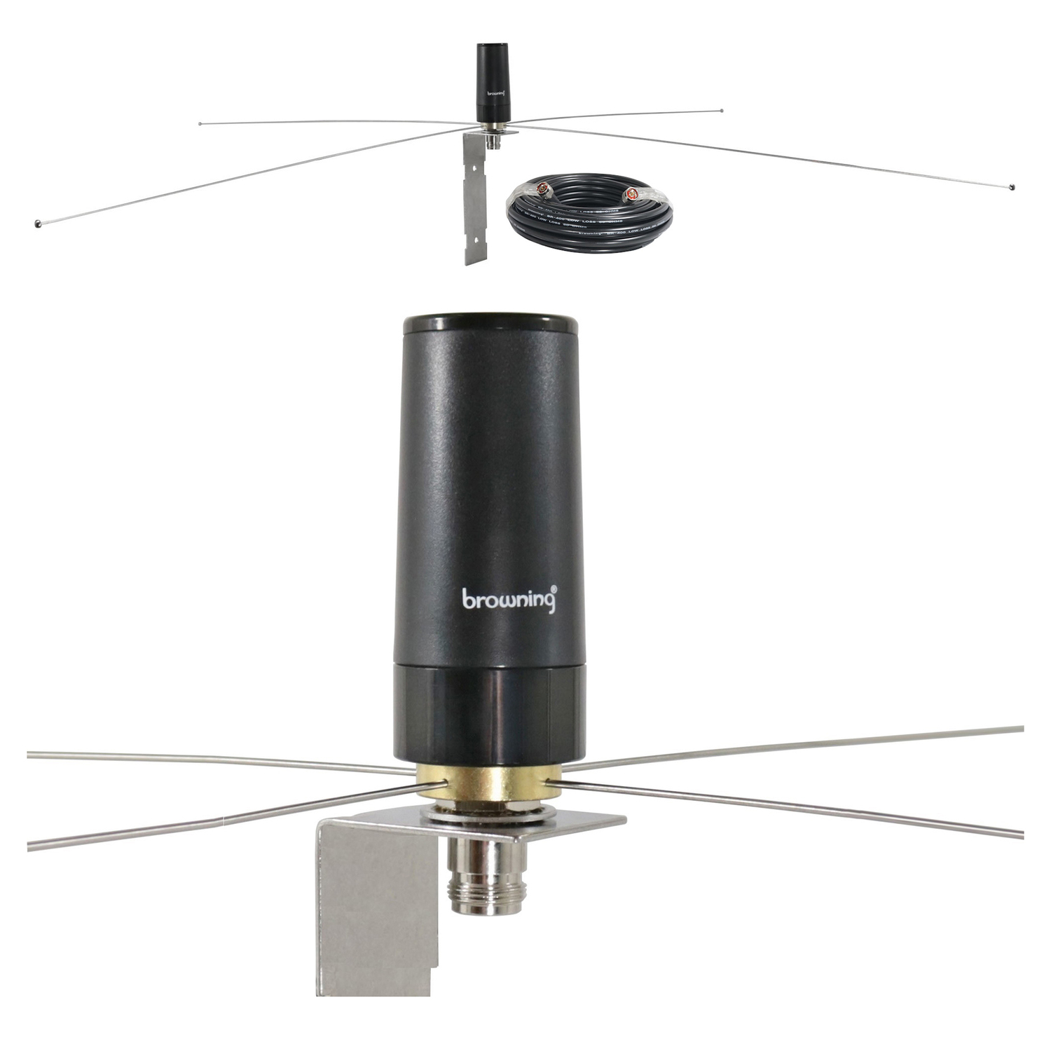 Browning 600 MHz to 6,000 MHz Pre-Tuned Base Antenna for 5G/4G/3G/LTE ...