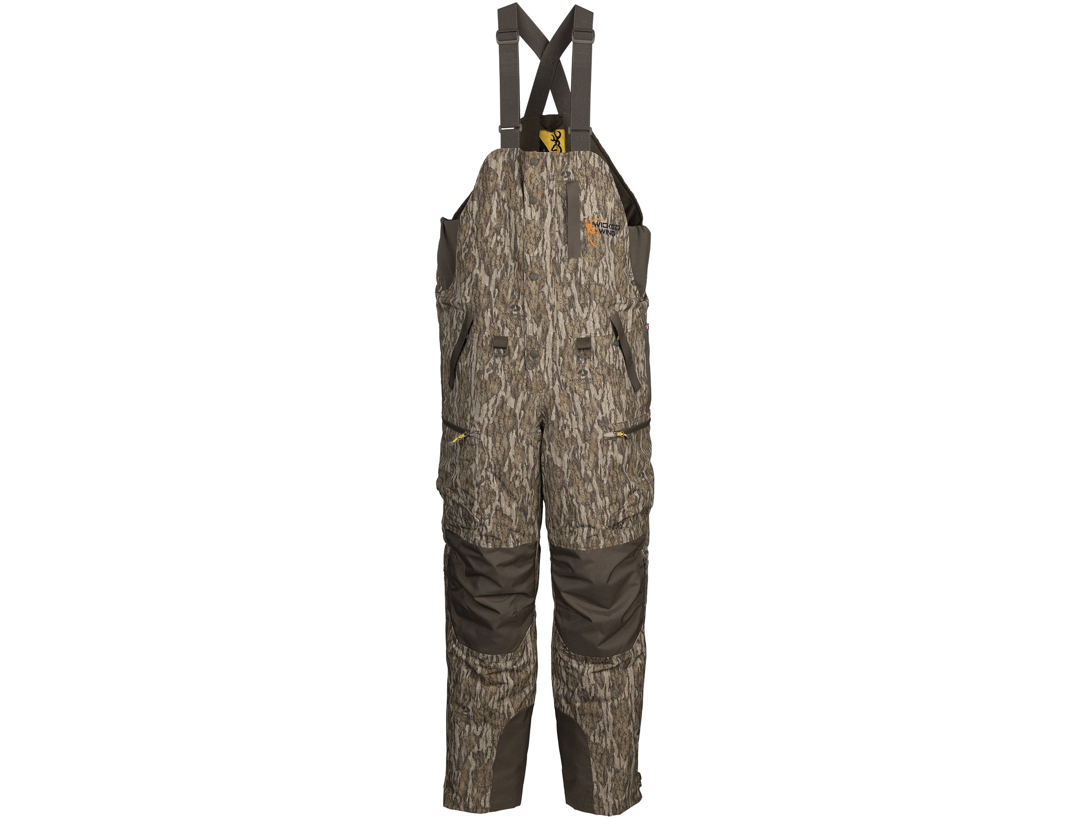 Browning Men's Wicked Wing Insulated Bibs Mossy Oak Bottomland Medium ...