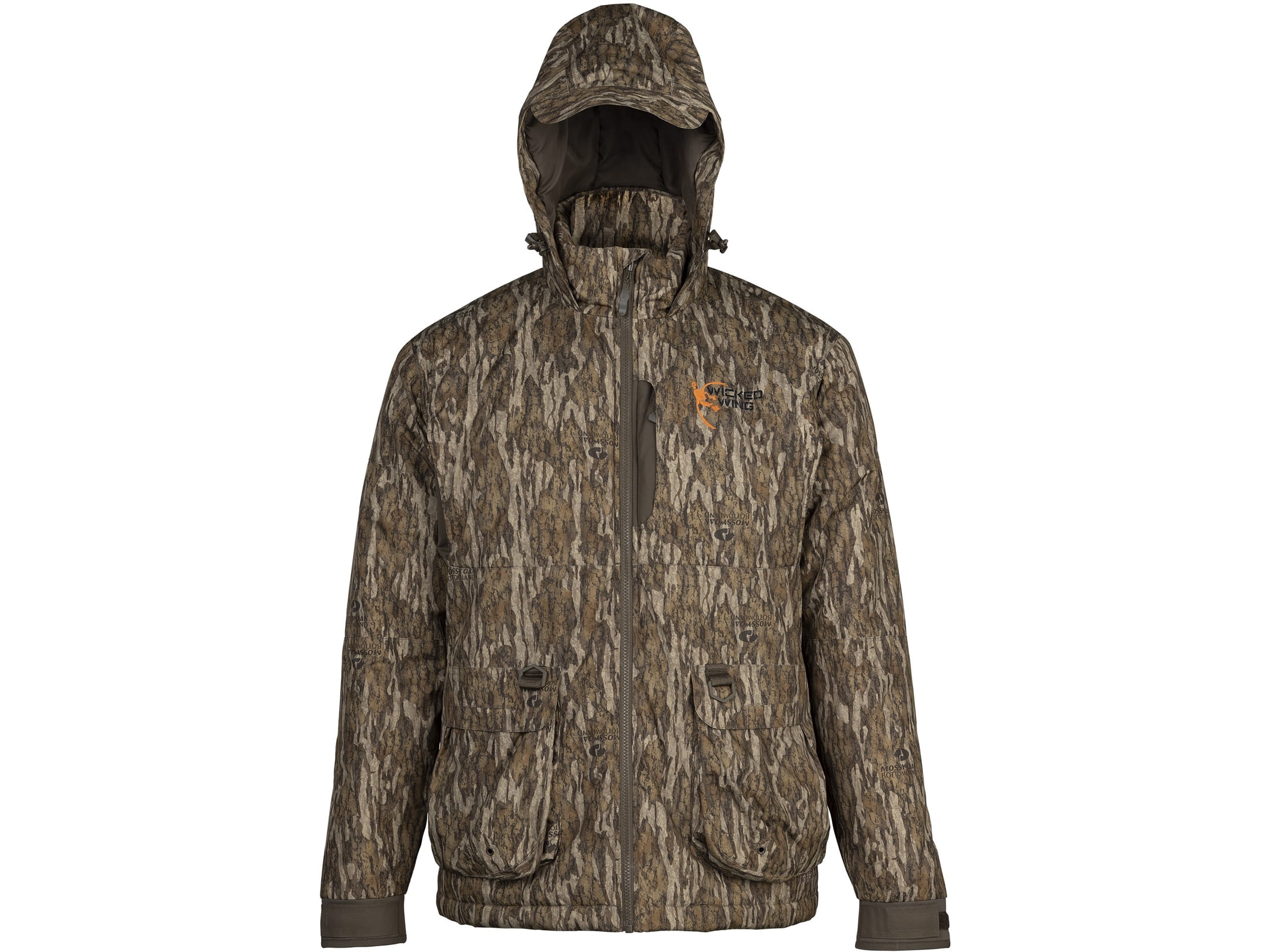 Browning Men's Wicked Wing Insulated Wader Jacket Mossy Oak Bottomland 2XL - Walmart.com
