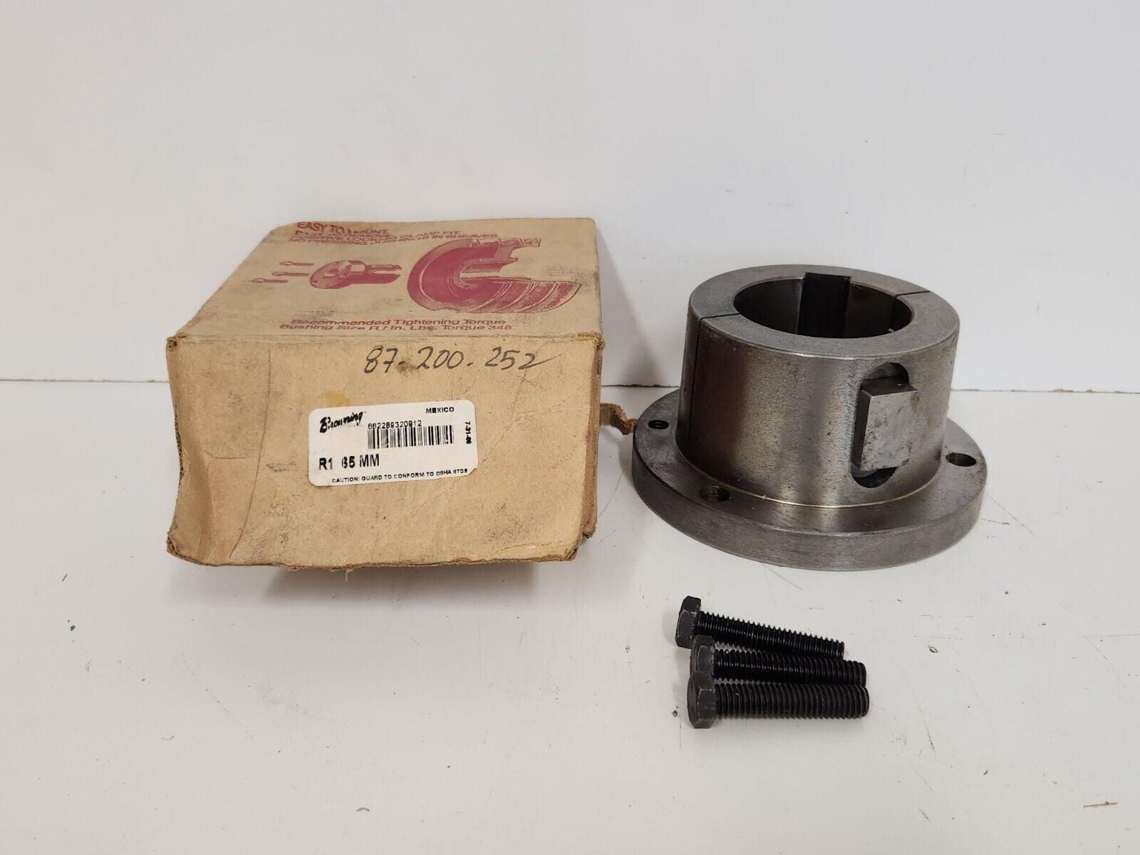 Browning R1 65 MM Split Taper Bushing 65mm Bore - Walmart.com