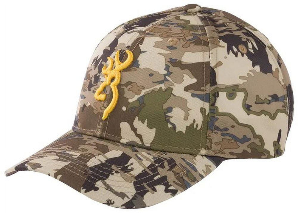 Browning Rimfire Cap Buckmark - Logo Auric Camo Velcro - Walmart.com