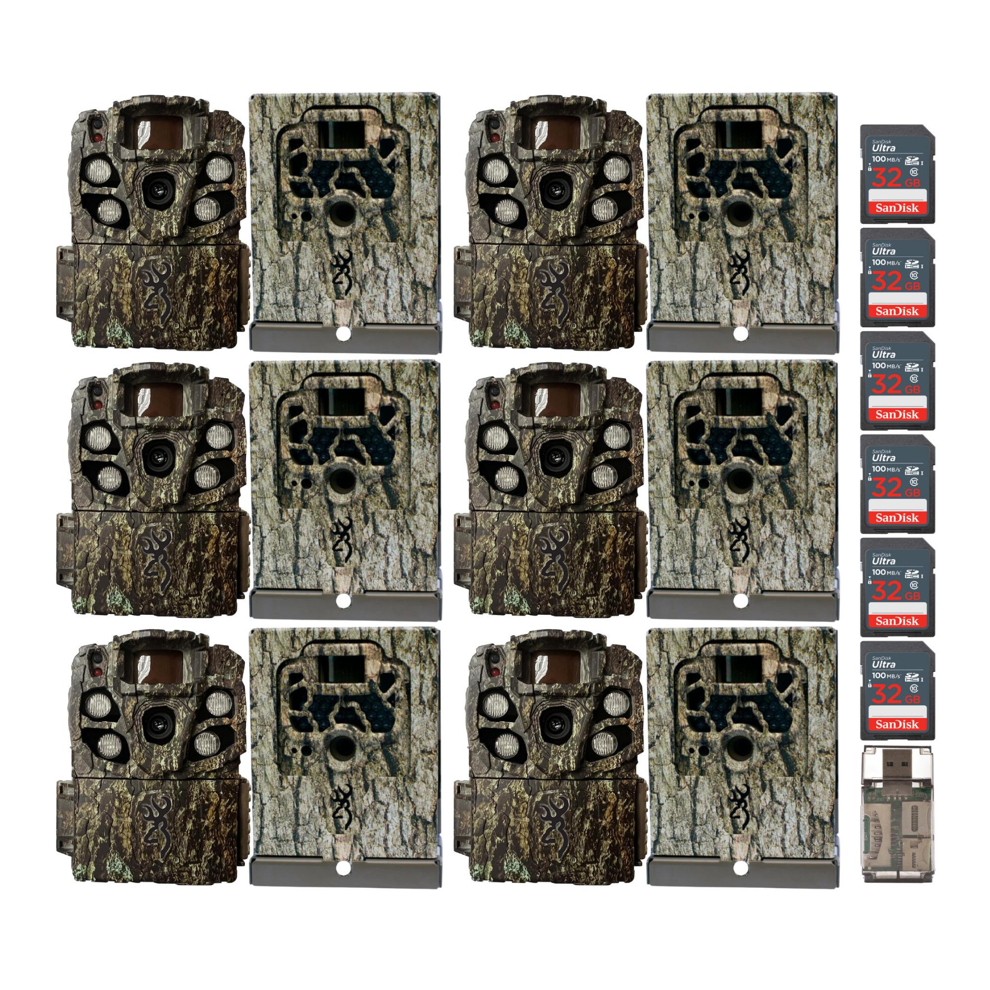 Browning Strike Force Full HD Trail Camera w/Security Box Bundle (6 ...