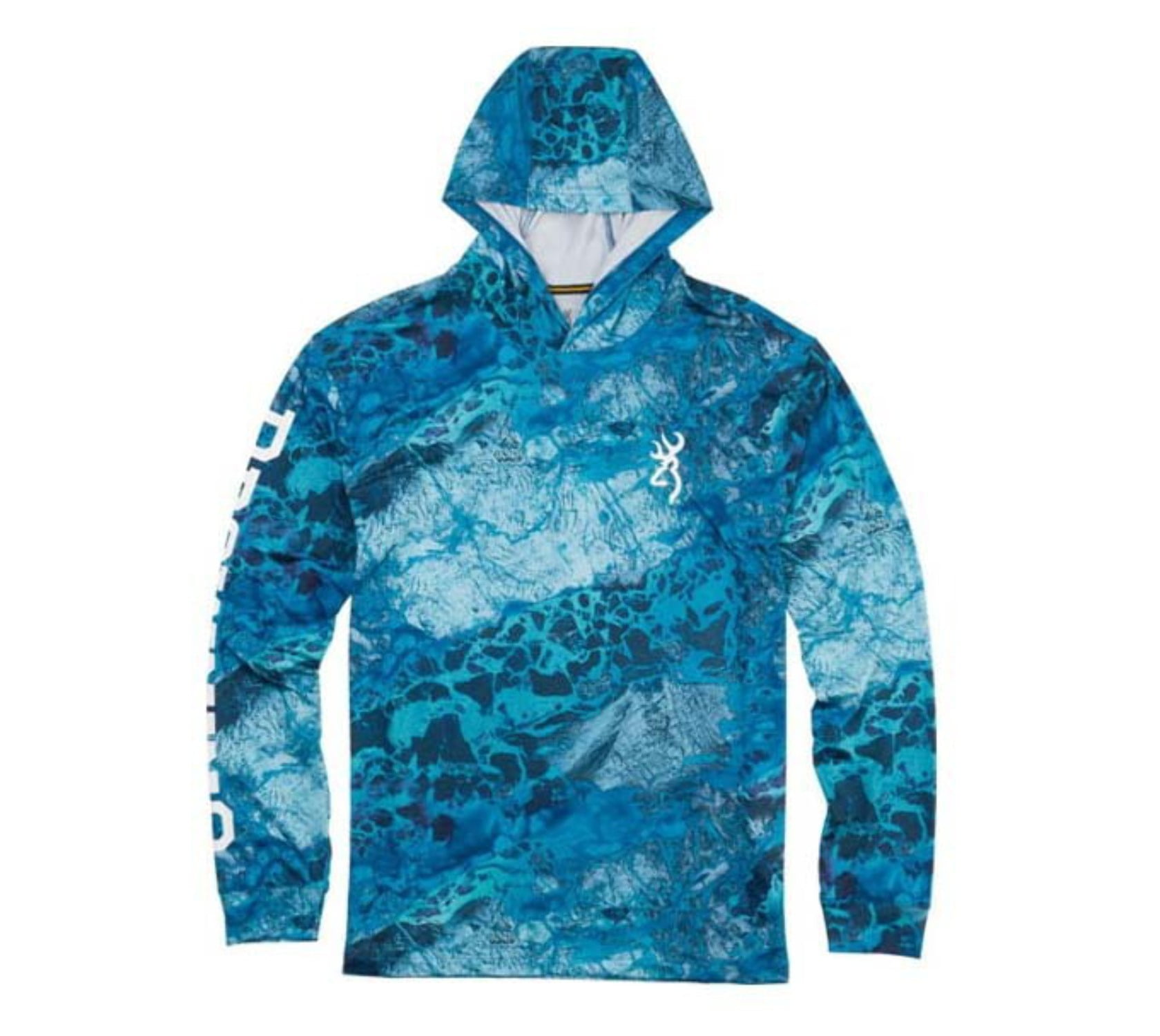 Browning Team Spirit Hoodie-Realtree Wave Blue - Walmart.com