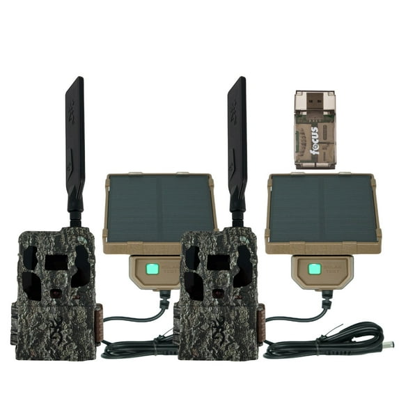 Browning Trail Camera Defender Pro Scout Max HD 46MP Bundle with Solar ...