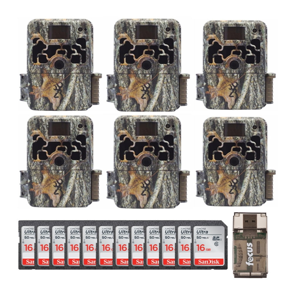 Browning Trail Cameras Dark Ops Extreme 16MP Game Camera (6-Pack) with ...