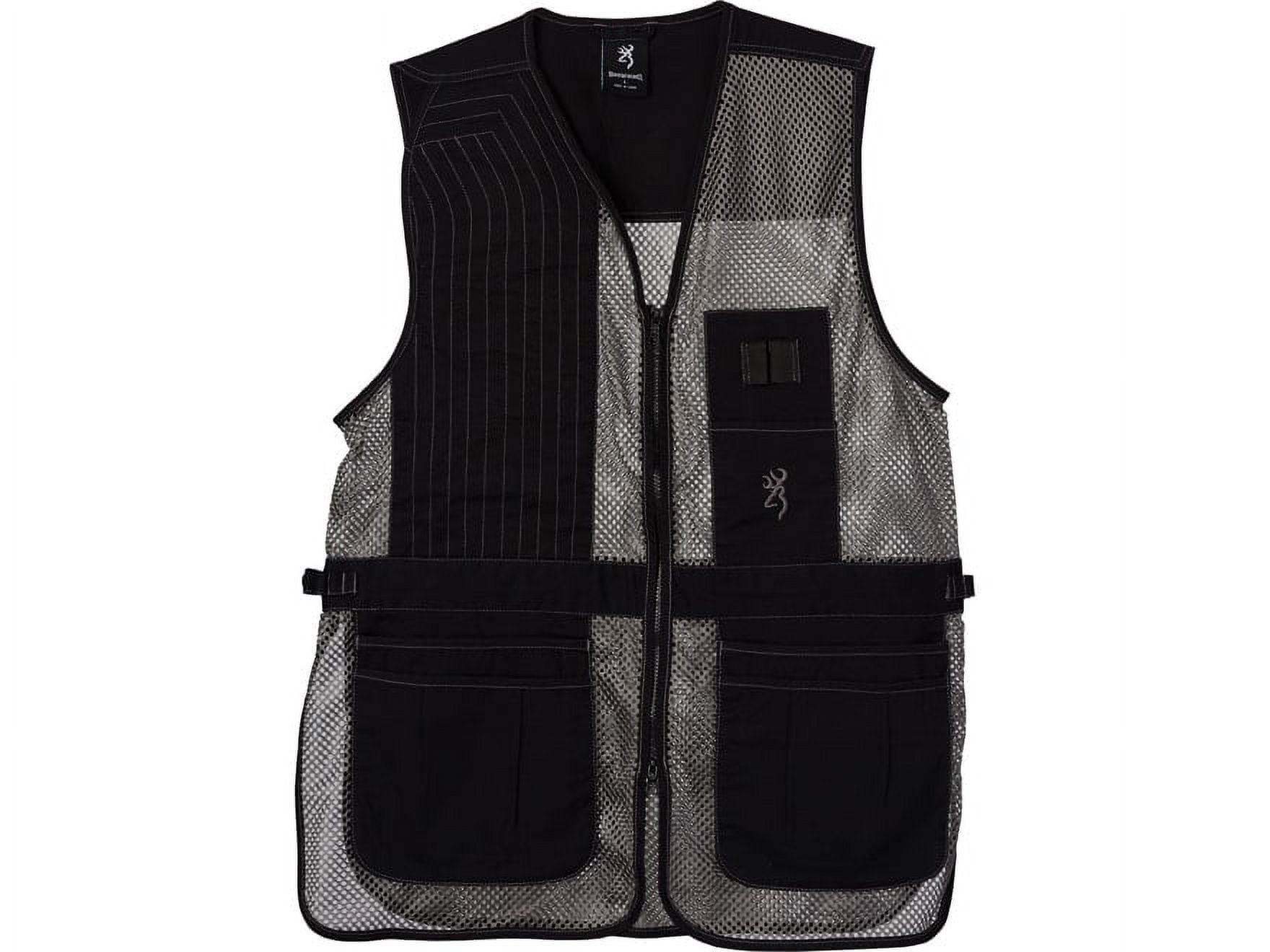 Browning Men's Trapper Creek Shooting Vest Left Hand Cotton/Polyester ...