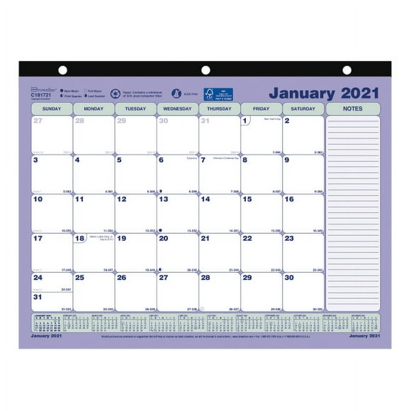 Desk Calendar 8x11