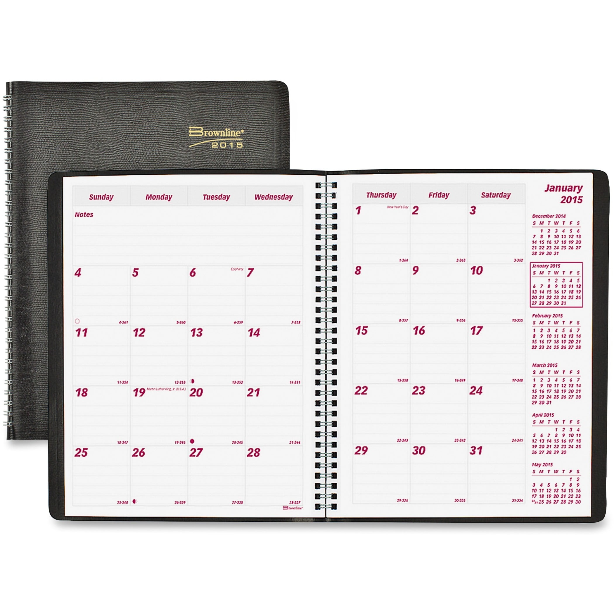 Brownline Soft Cover 14-Month Monthly Planner - Walmart.com