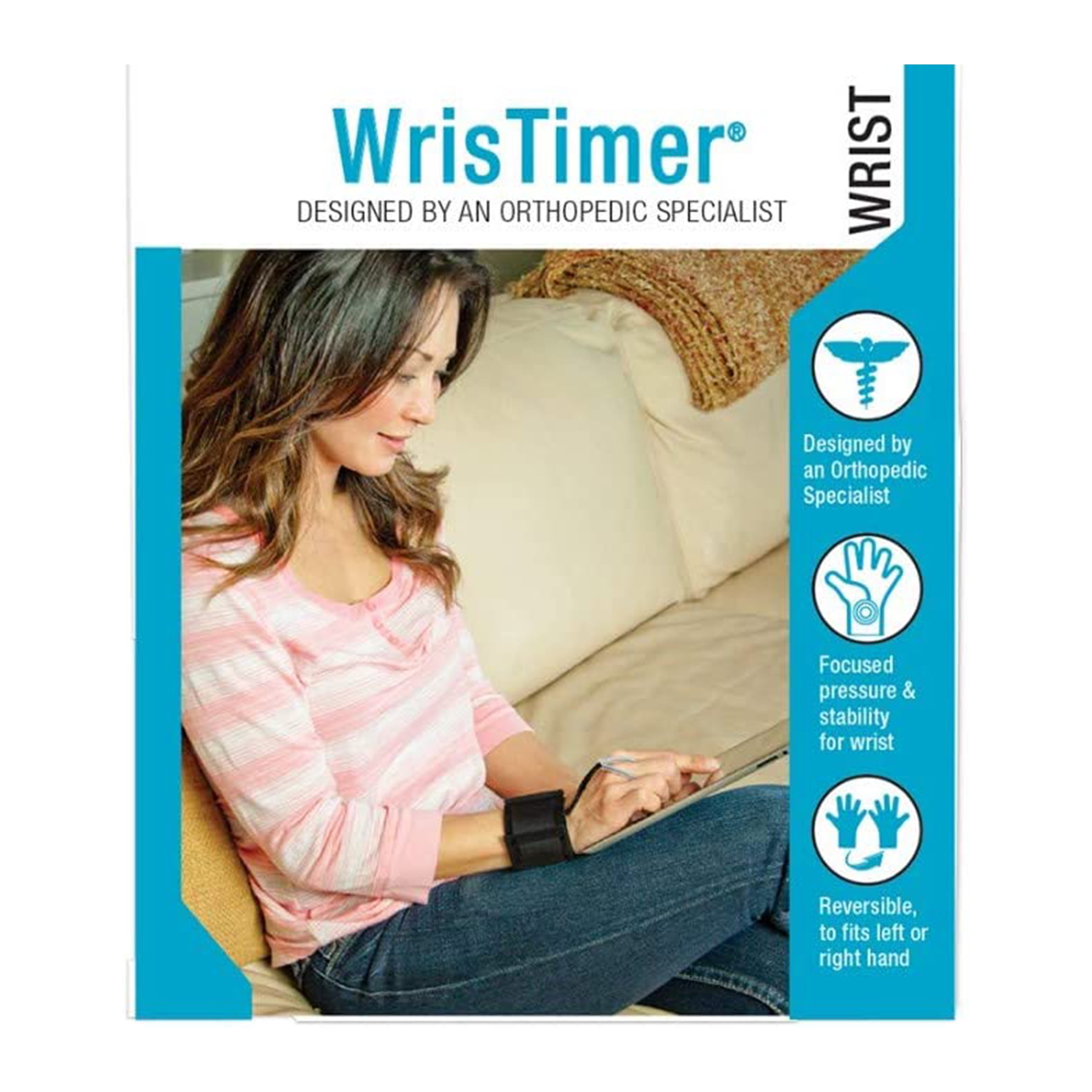 Brownmed IMAK RSI WrisTimer Wrist Support - Medium - Black HSA/FSA ...