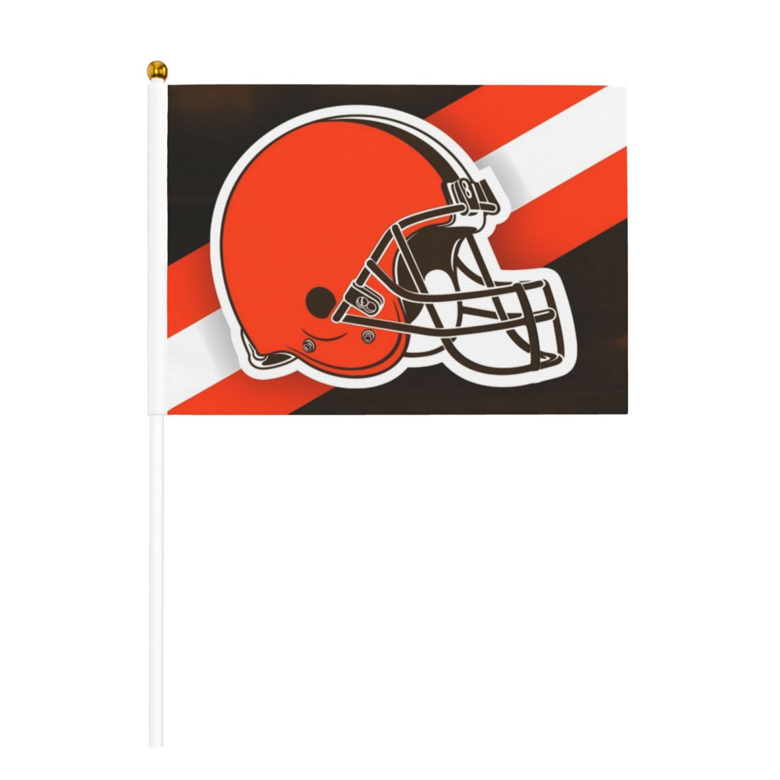 Browns 6 Pack Hand Held Mini Stick Flags, Outdoor Decoration, Party ...