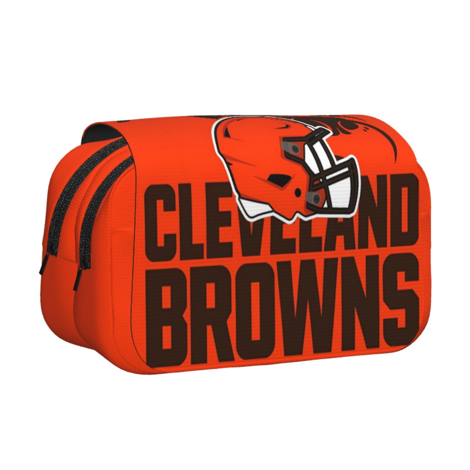 Brownss Double Clamshell Pen Case Holder Bulk Soft Box Large Storage ...