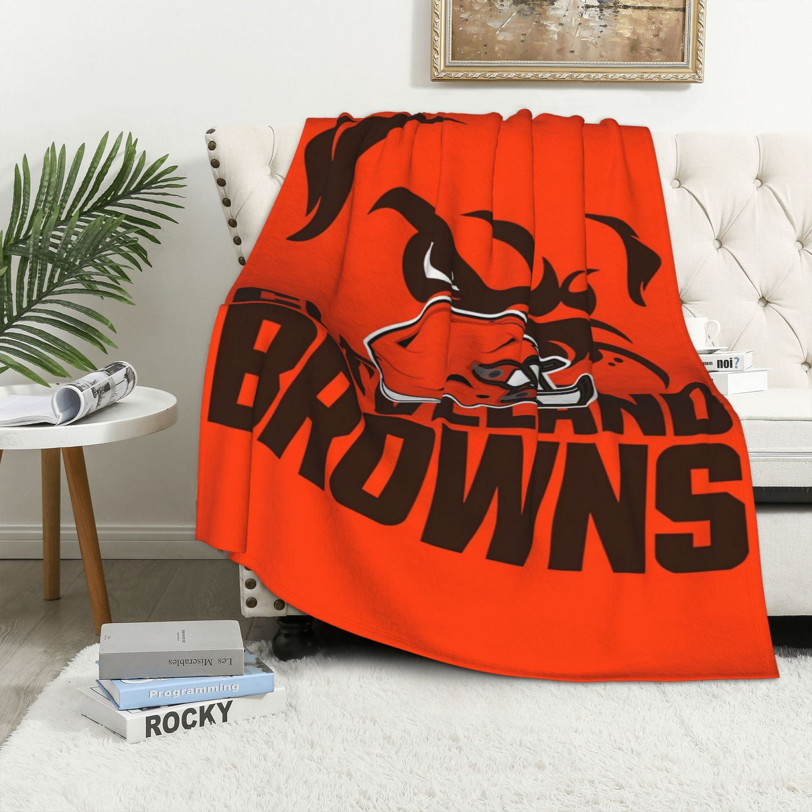 Browns Football Team Customized SoftFlannel Blanket, Sports ...