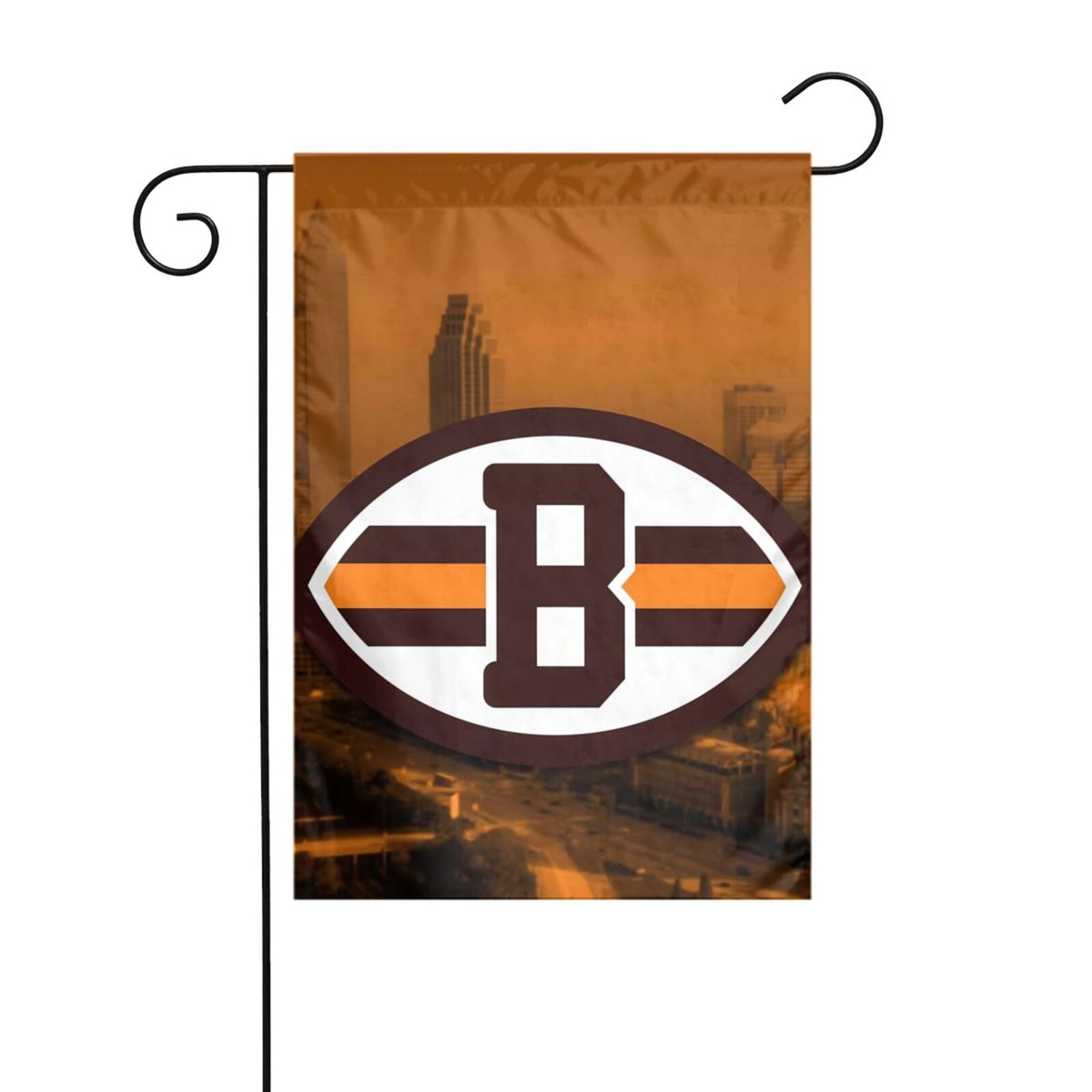 Browns Football Team Double Sided Decorative Flag Courtyard Garden Flag ...