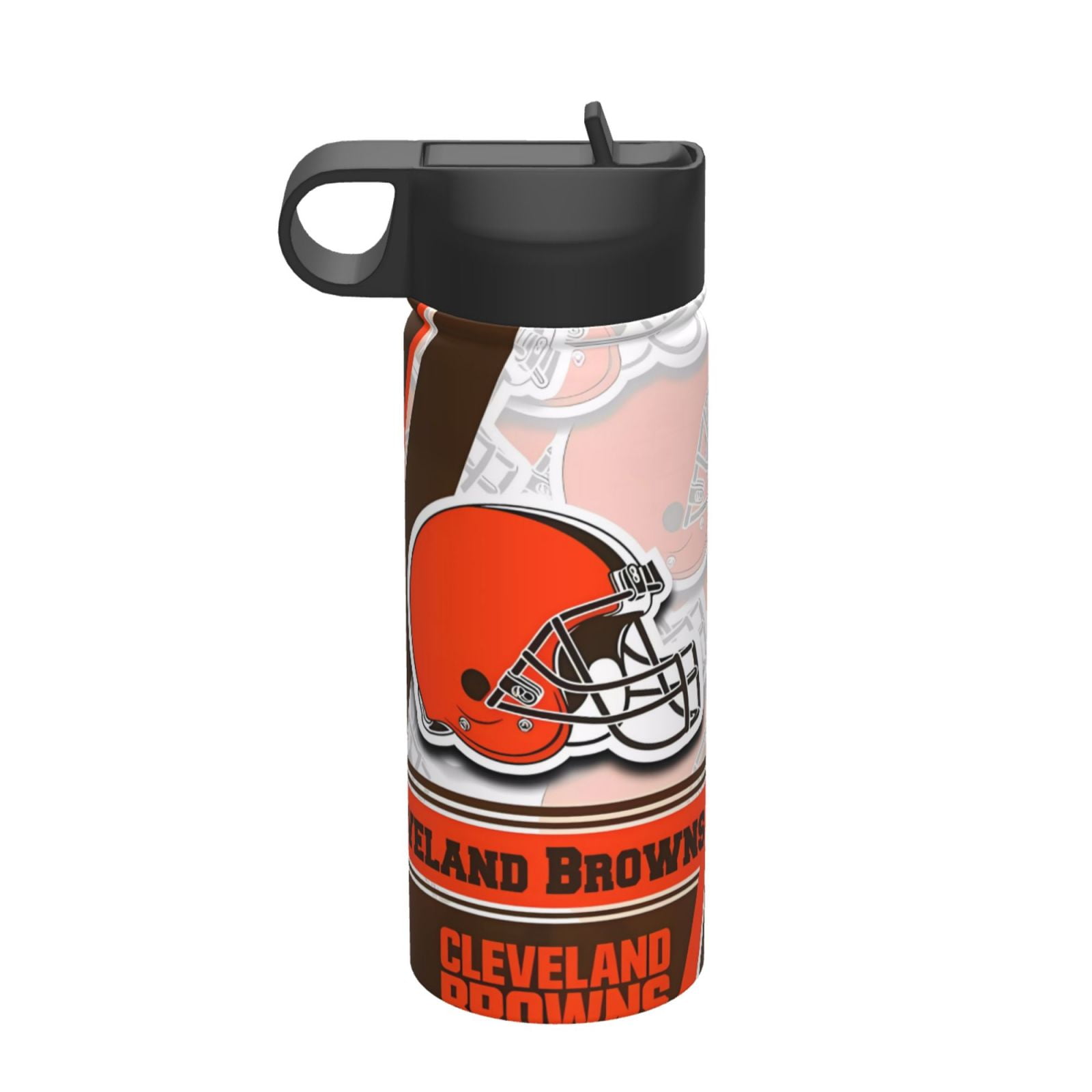 Browns Football Team Sports Insulated Water Bottle Stainless Steel ...