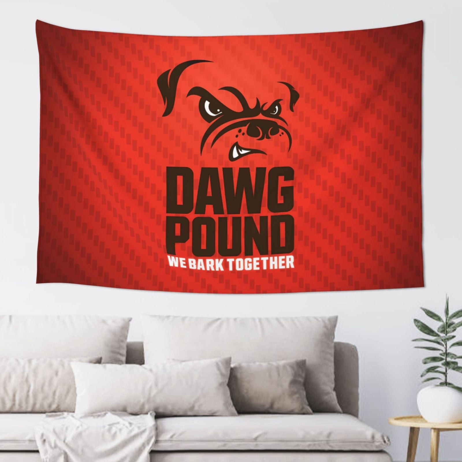 Browns Football Team Sports Wall Decor 60x40 Inch, Easy to Install for ...