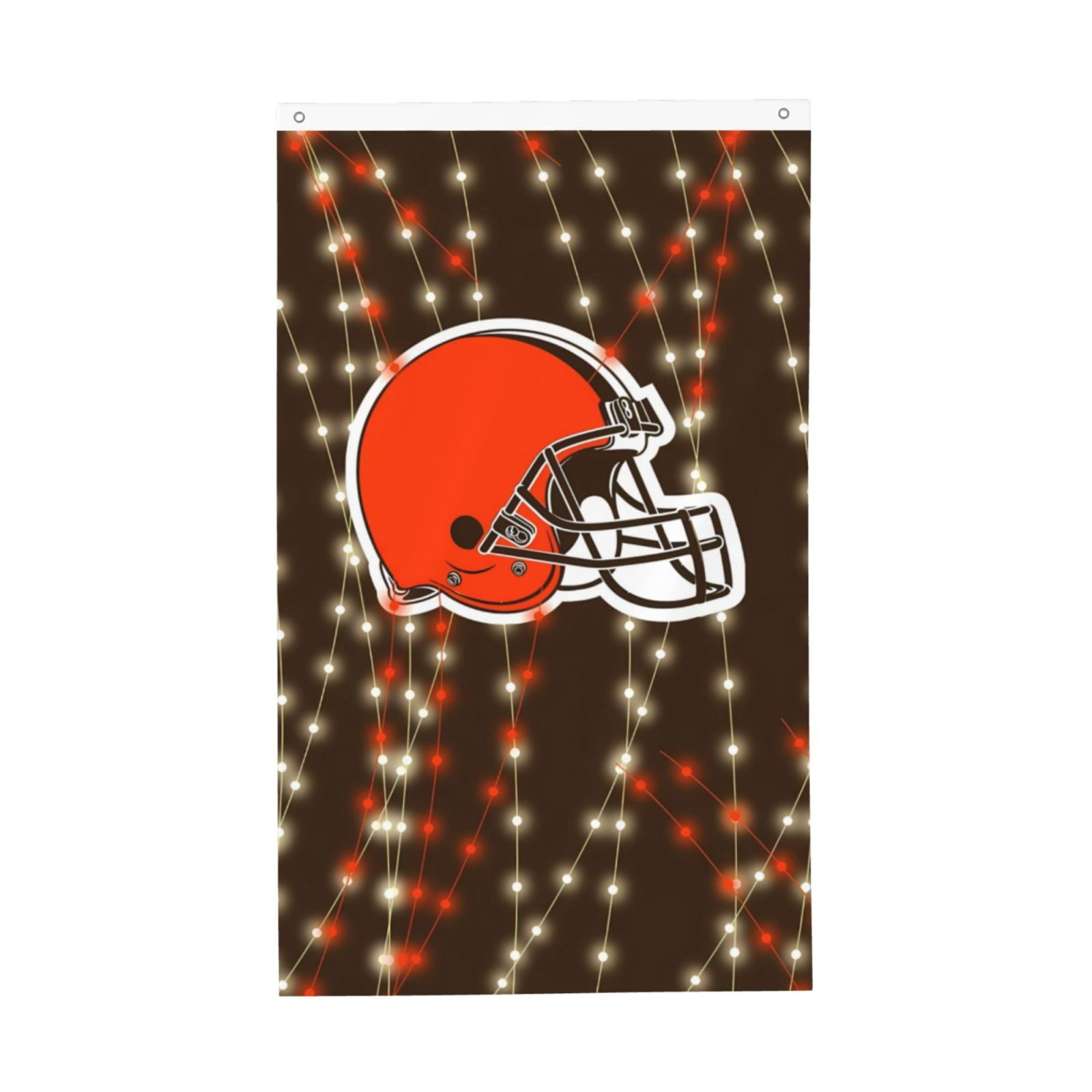 Browns Football team double-sided flag 3x5FT, garden hanging flag, game ...