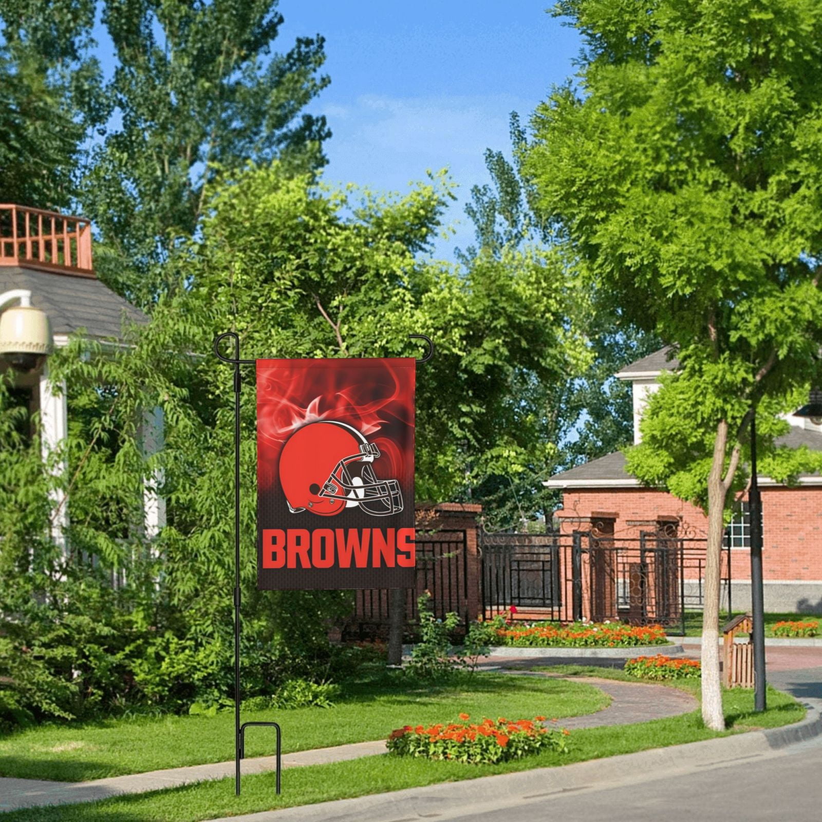 Browns Logo Printing Double Sided Flag Personalized Garden Flag Home ...