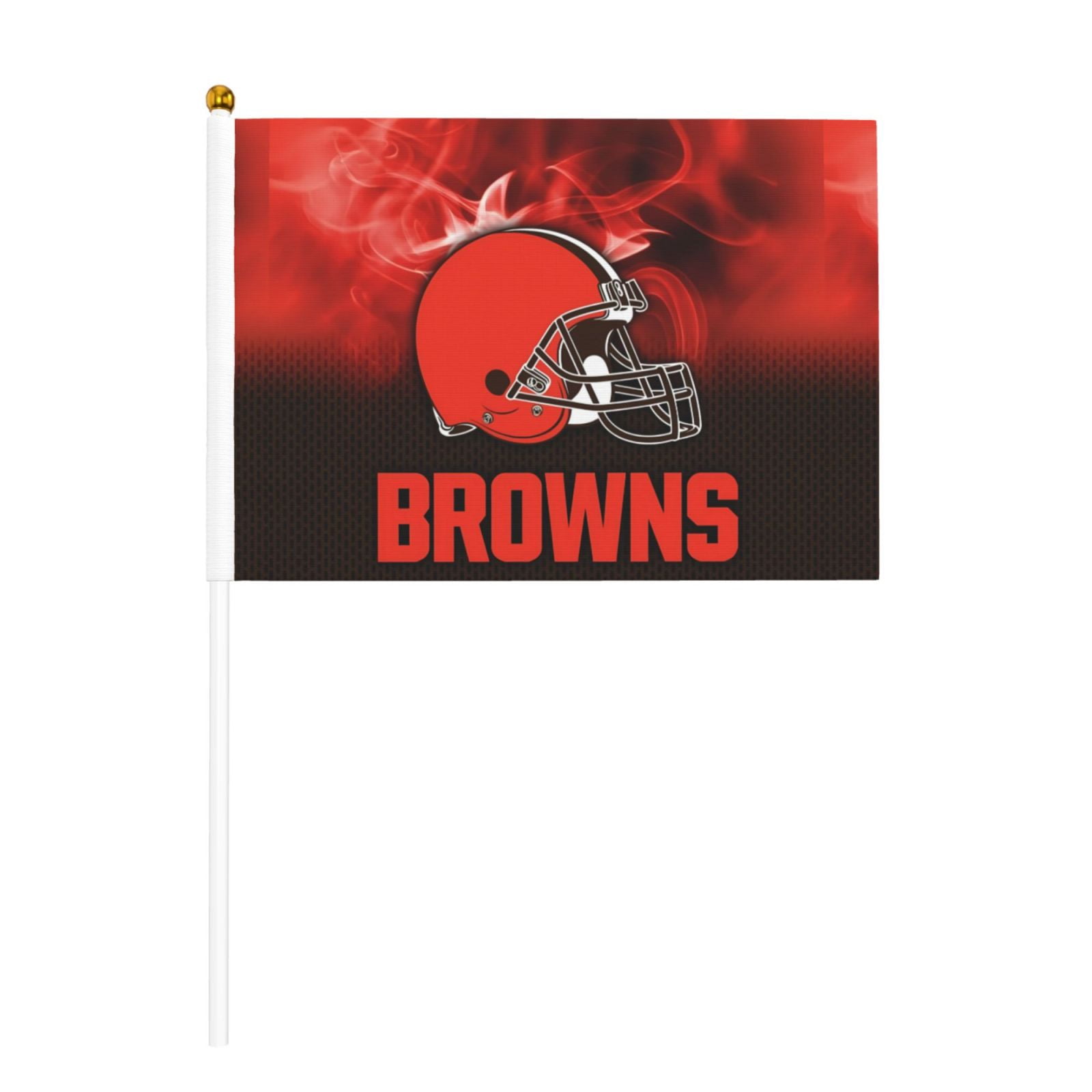 Browns Logo Printing Handheld Flag 6 Piece 5.5x8.2in Double Sided Match ...