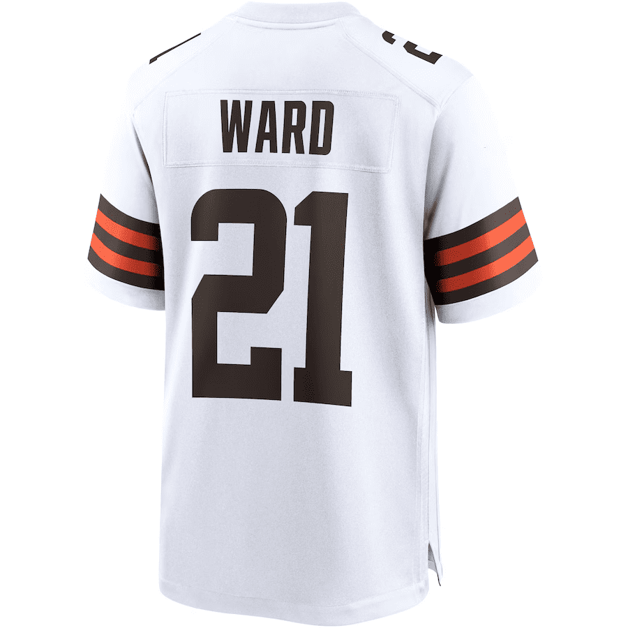 Browns Youth Home Limited Denzel Ward#21 Fans short sleeve Game Jersey ...