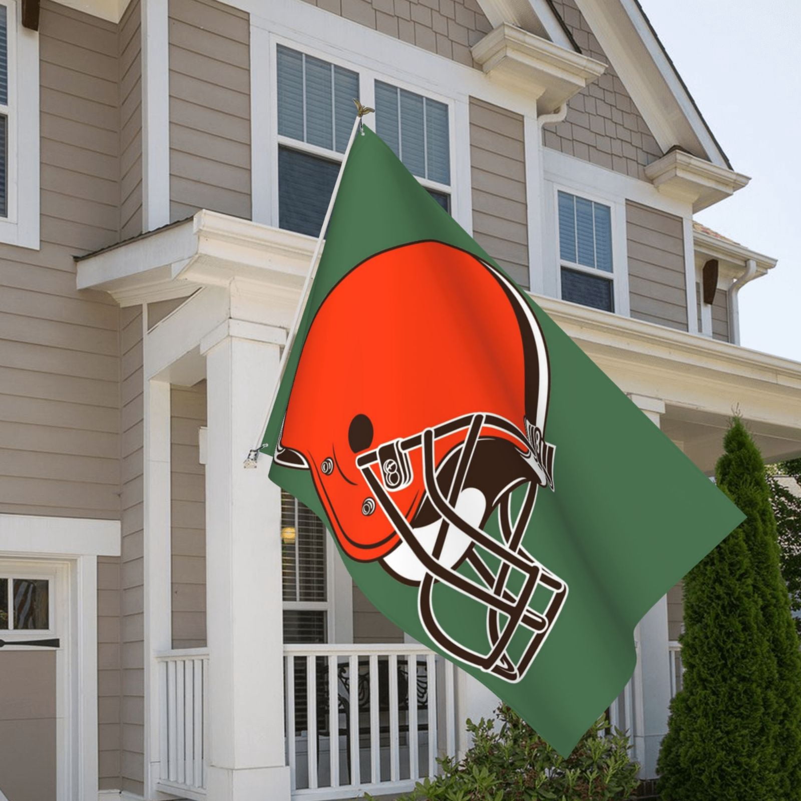 Browns Outdoor 5x8ft Football Team Flag - Lightweight, durable ...