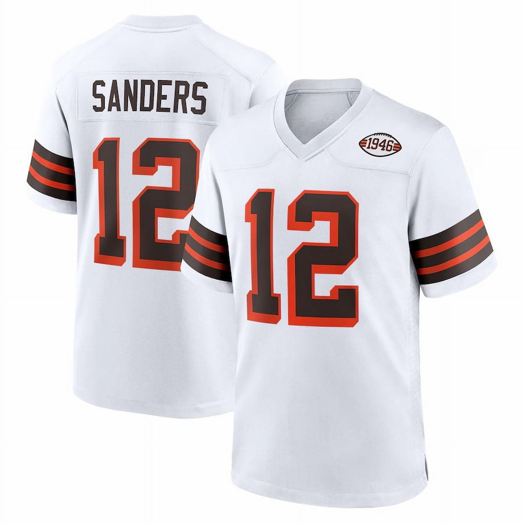Browns Shedeur Sanders#12 Men's Player Game Jersey American Football ...