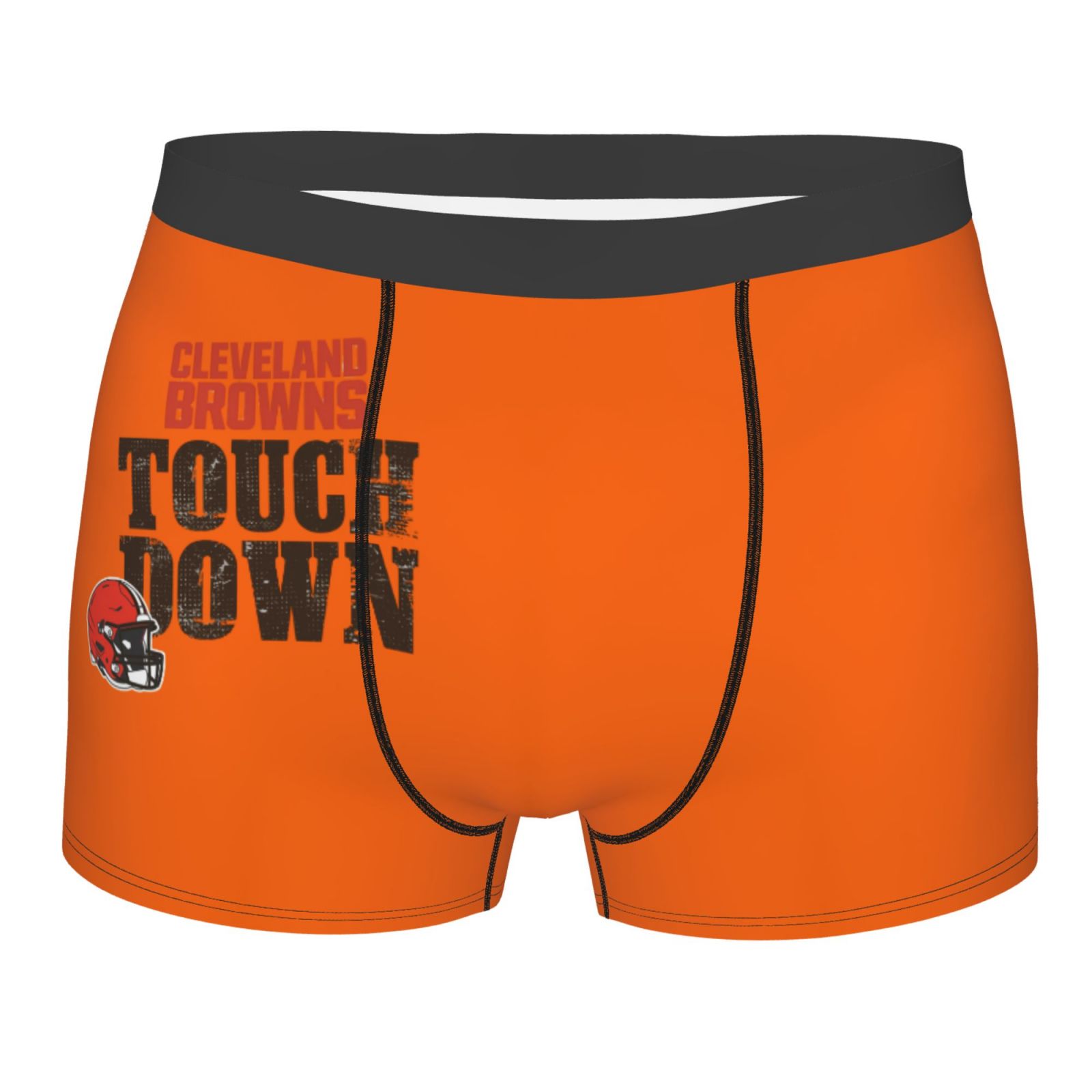 Browns Sports Theme Men Teen Boys Boxer Briefs (S-XXL) Fun Boxers ...