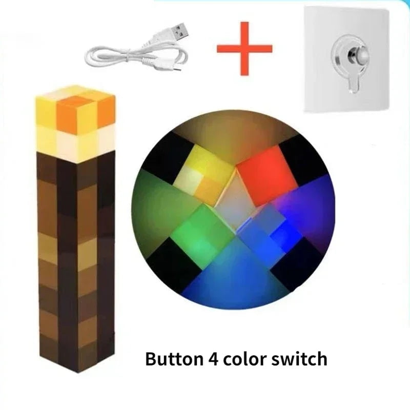 Brownstone LED Gaming Flashlight Night Light - USB Rechargeable Table ...