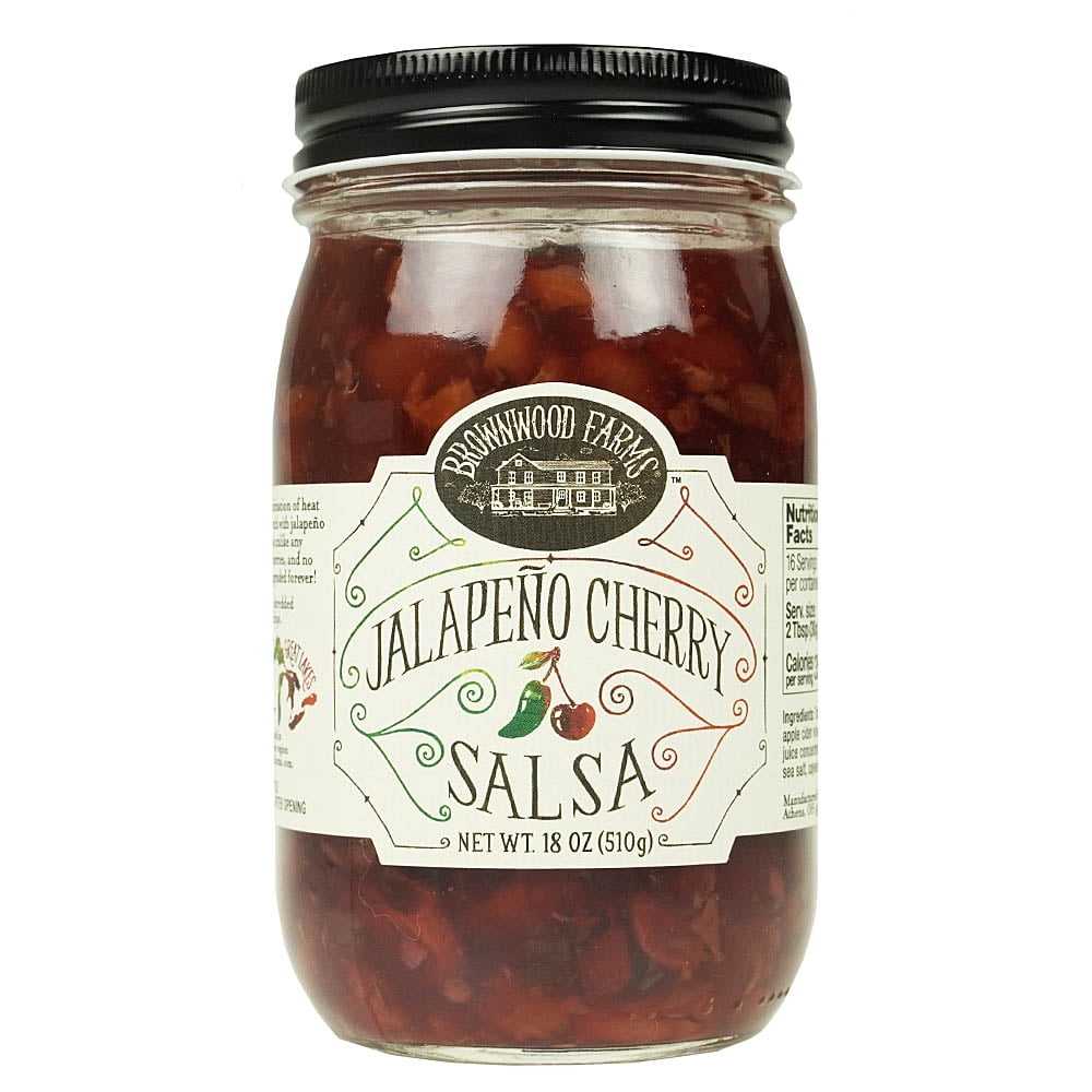 Brownwood Farms Jalapeno Cherry Salsa Farm Fresh Sweet Heat Fruit Salsa ...