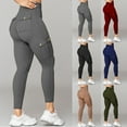 Brqkzdu Butt Lifting Leggings with Flap Pockets for Women High Waist ...