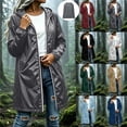 Brqkzdu Long Raincoats for Women Waterproof Lightweight Rain Jacket ...