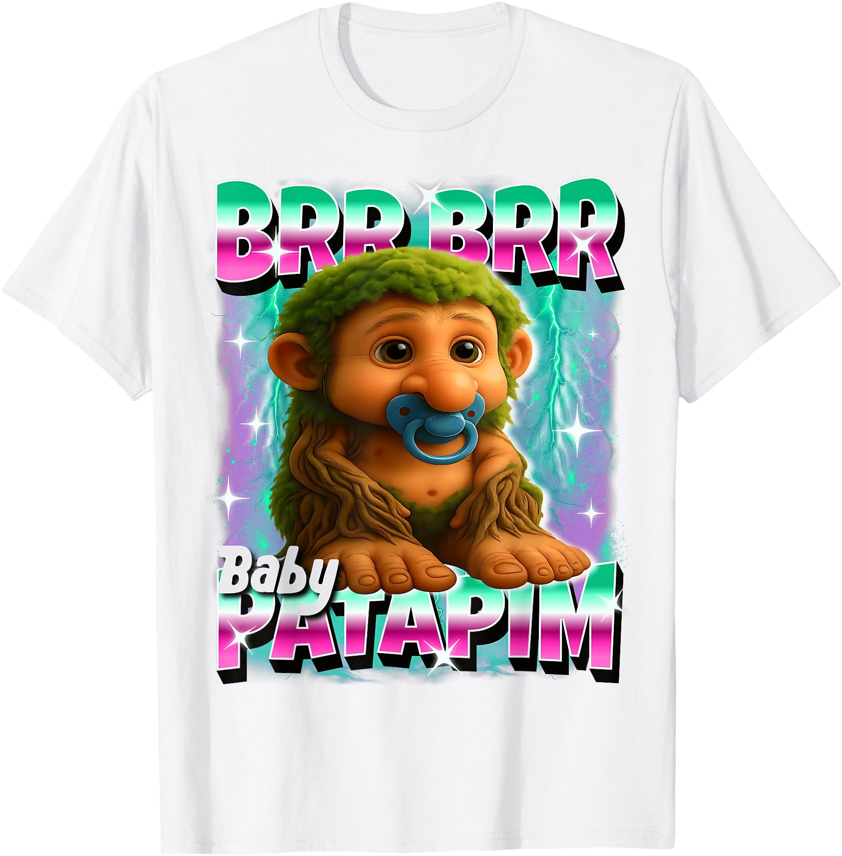 Brr-Brr-Patapim Italian-Brainrot Funny Animals AI for Kids T-Shirt ...