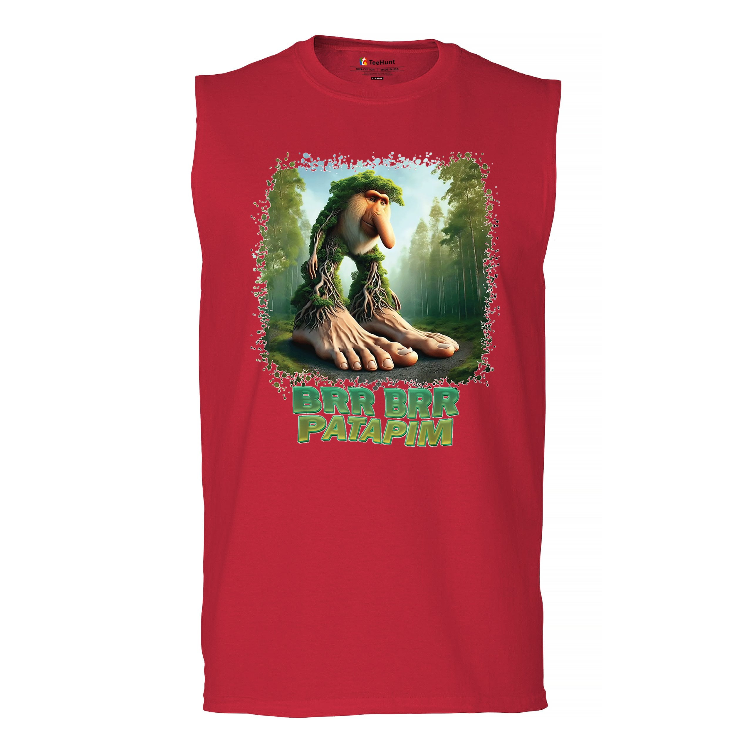 Brr Brr Patapim Men's Muscle Shirt Funny Italian Brainrot Gen Z Alpha ...