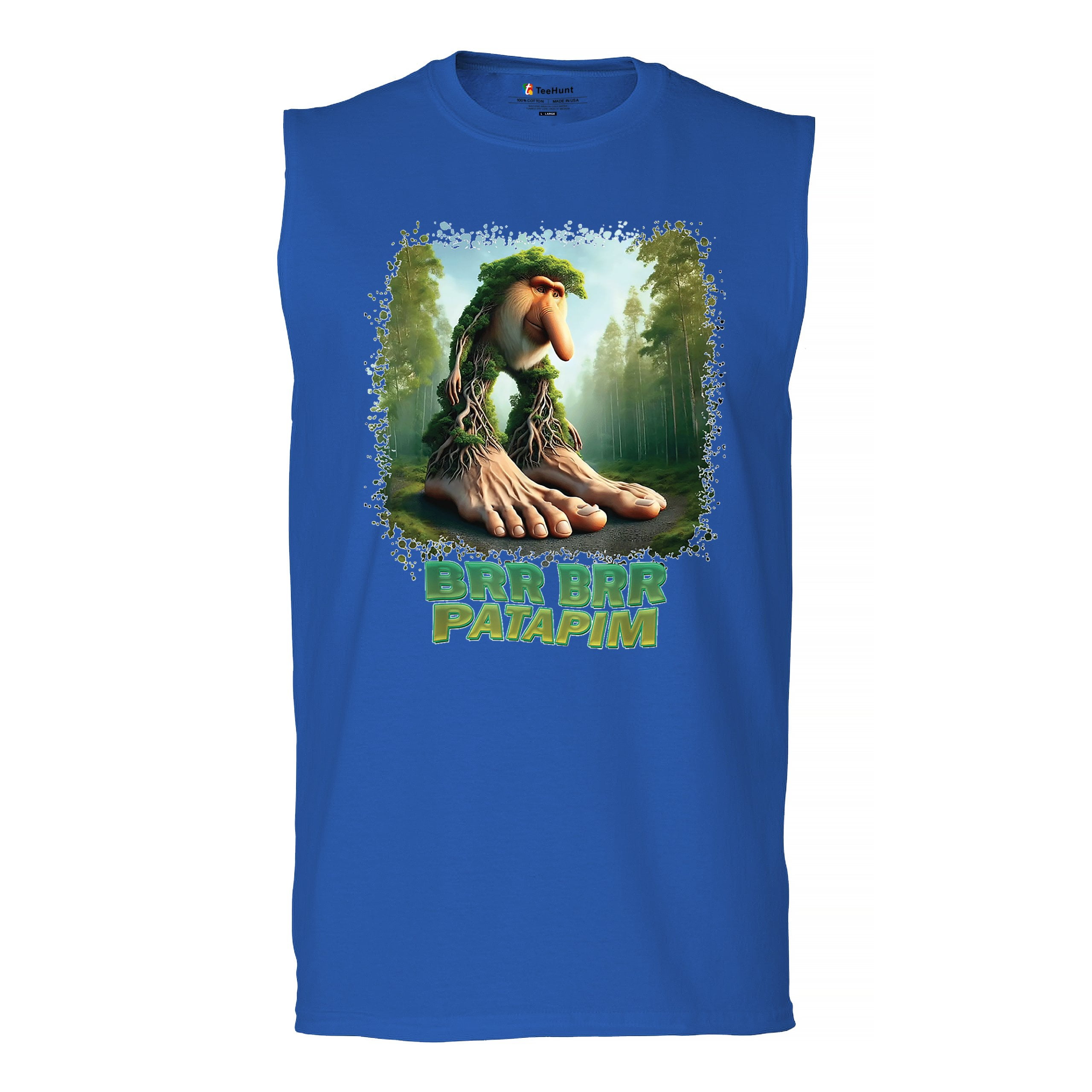 Brr Brr Patapim Men's Muscle Shirt Funny Italian Brainrot Gen Z Alpha ...