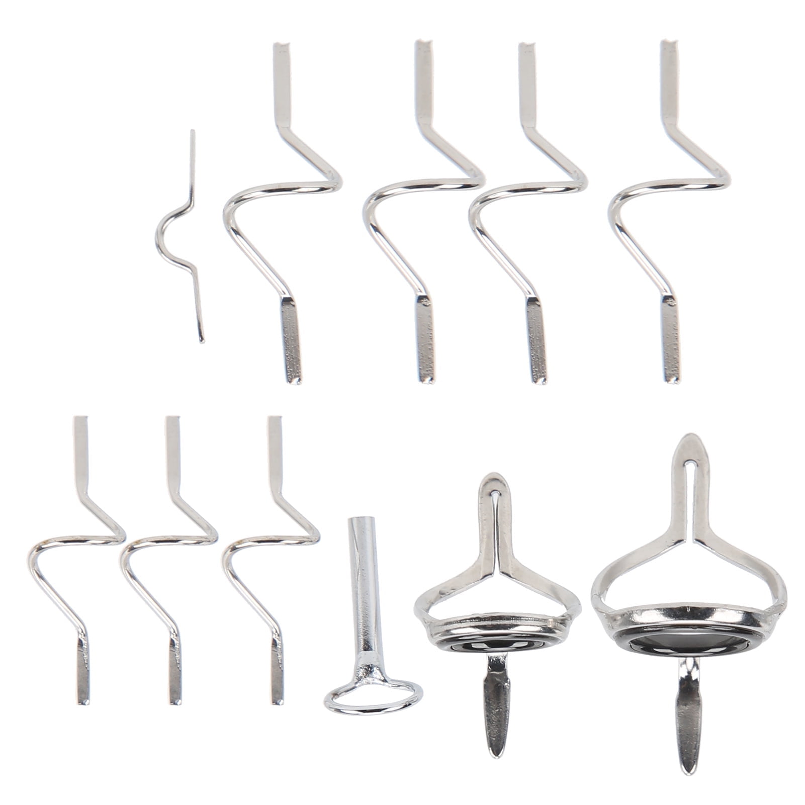 Brrnoo 11Pcs Fly Fishing Rod Guide Tip Repair Kit Different Size ...