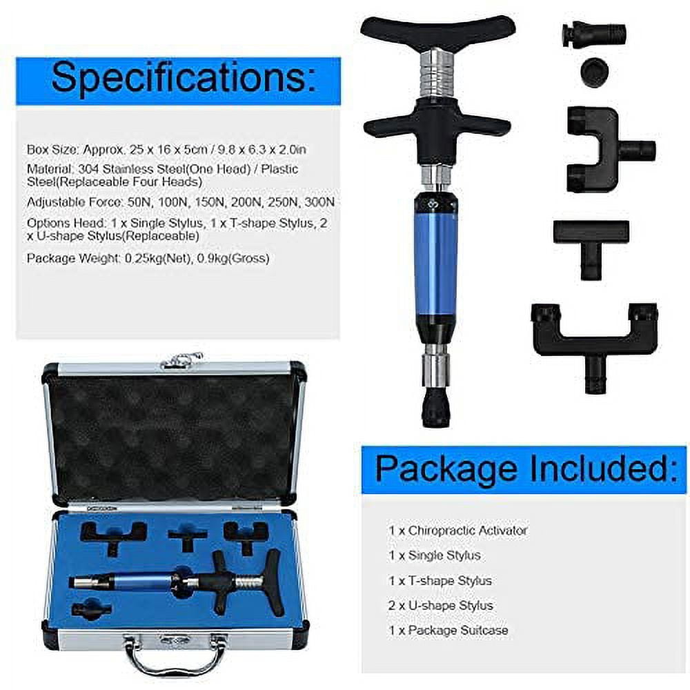 Brrnoo Manual Spine Chiropractic Adjustment Correction Tool, 6 Levels ...
