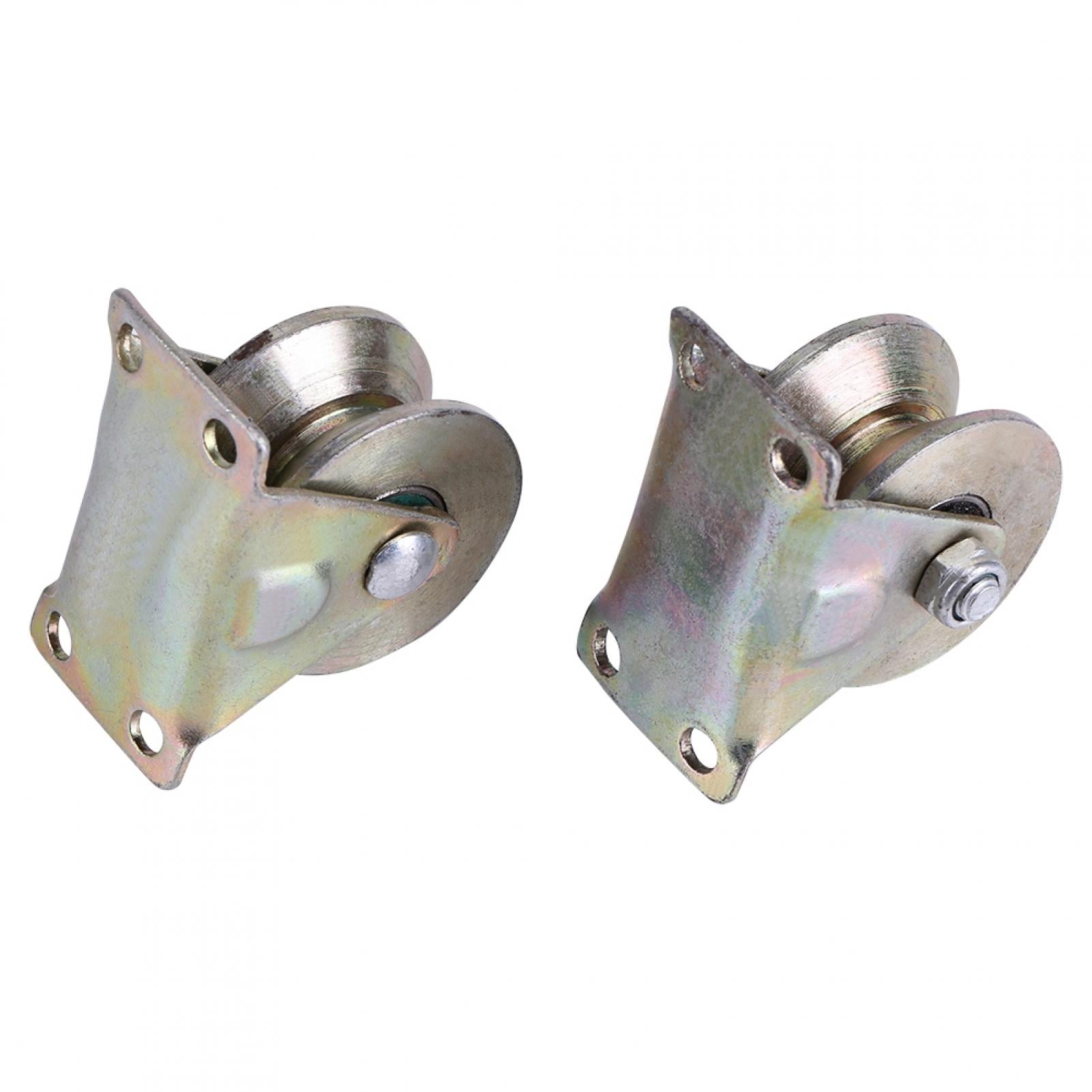 Brrnoo V Type Wheel w/ Bracket,2pcs 2 V Type Wheel Track Rail W ...