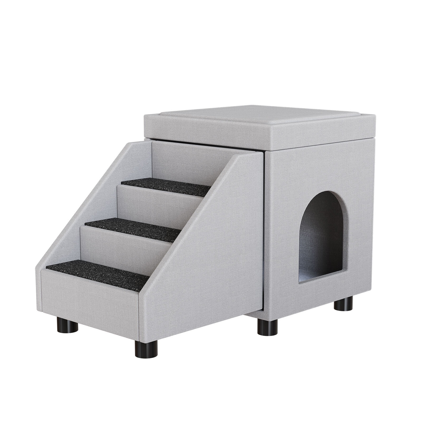 Brtye Foldable Dog Stairs for Small Dogs, Cat Window Perch with Stairs ...