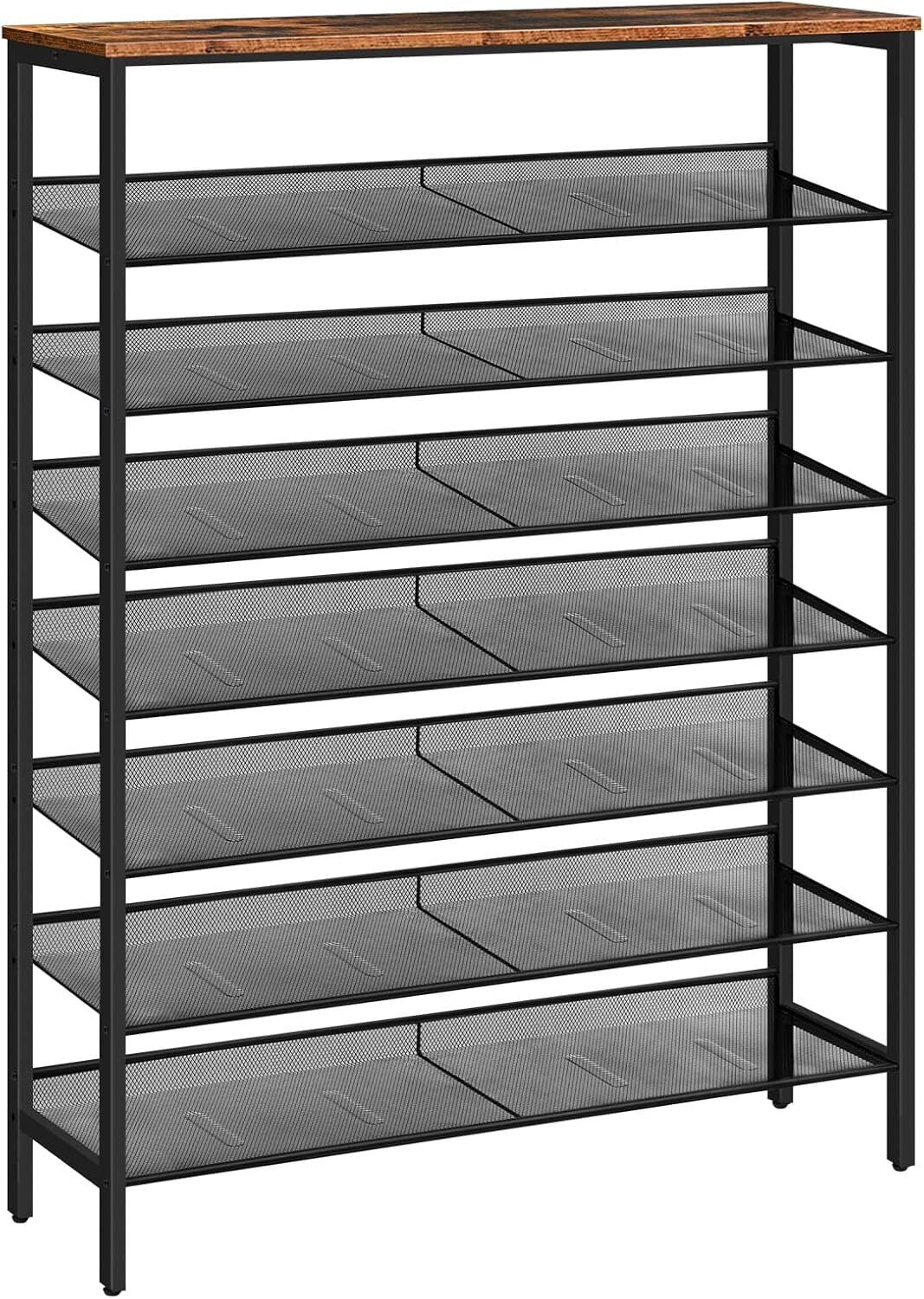 Brtye Shoe Rack, Shoe Storage Organizer, Large Capacity Shoe Shelf for ...