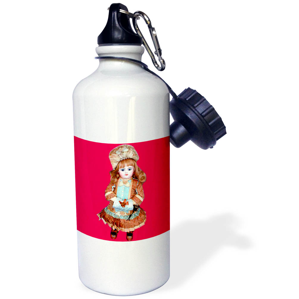 Bru Doll On Pink 21 oz Sports Water Bottle wb-978-1 - Walmart.com