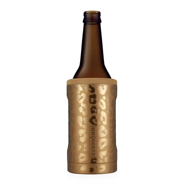 Brumate 6027229 12 oz Hopsulator Bottle Leopard Gold BPA Free Bottle ...