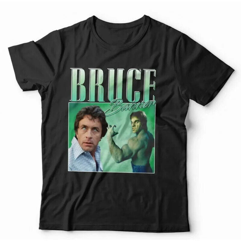 Bruce Banner Appreciation Tshirt Unisex Kids Lou Ferrigno Bill Bixby TV ...