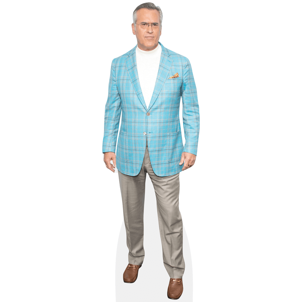 Bruce Campbell (Blue Blazer) Mini Cardboard Cutout Standee - Walmart.com