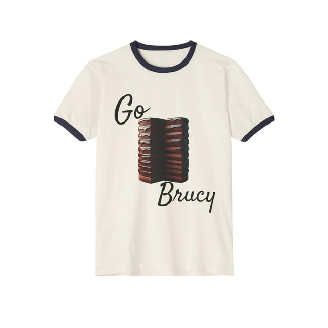 Bruce Chocolate Ringer T-Shirt, Matilda Tee, Unisex Graphic Shirt ...