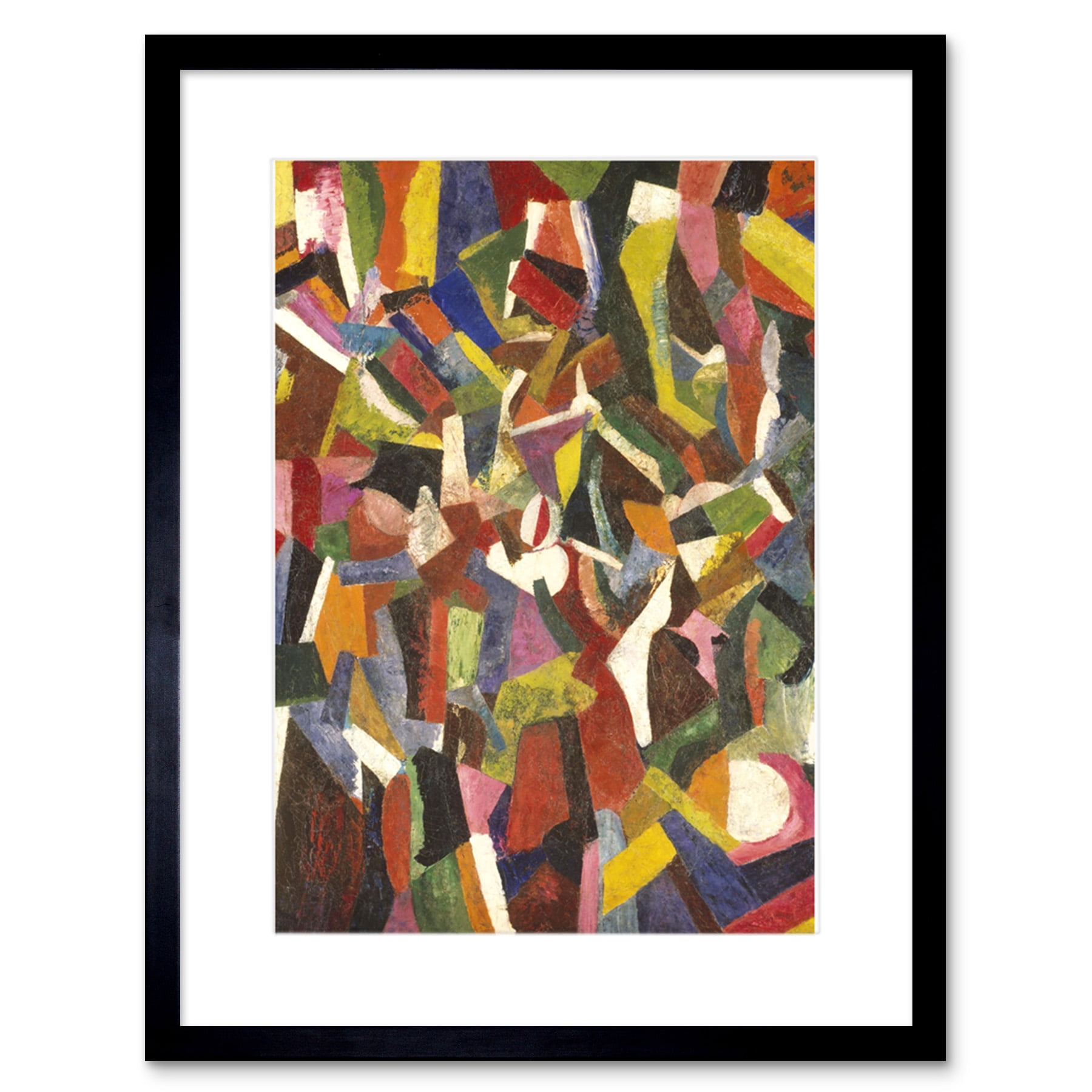 Bruce Composition VI Painting Framed Wall Art Print - Walmart.com